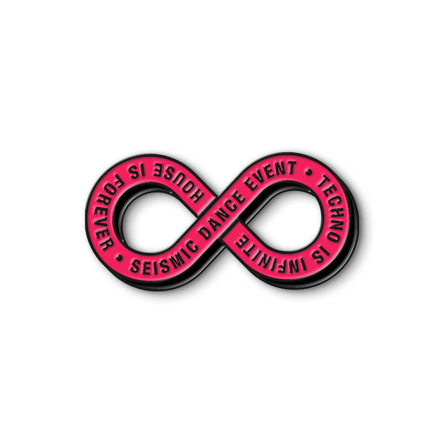 Seismic 8.0 Infinity Pin (Rose) – Seismic Dance Event